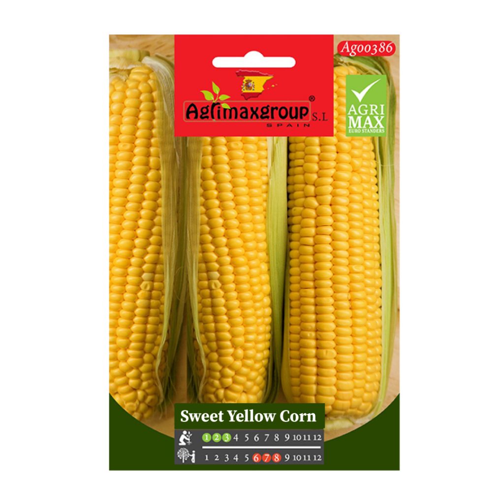 SWEET YELLOW CORN SEEDS AGRIMAX 5G - GREEN GLOW UAE